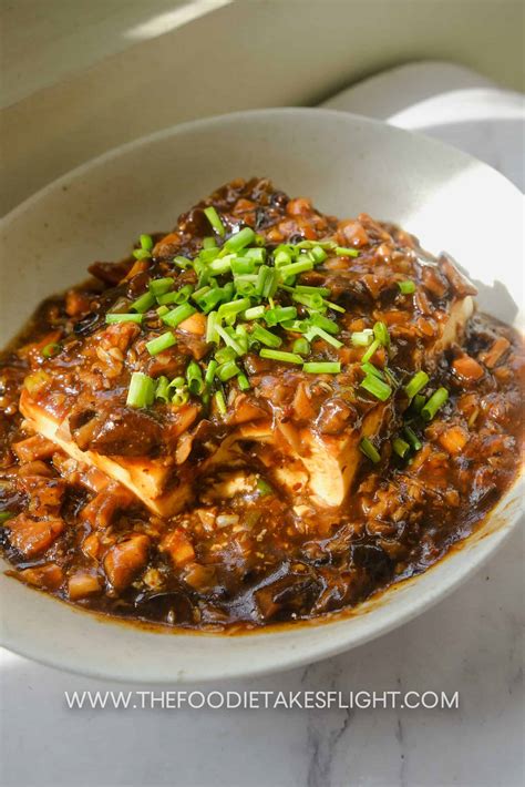 Silken Tofu With Black Bean Mushroom Sauce Recipe Cart Recipe Cart