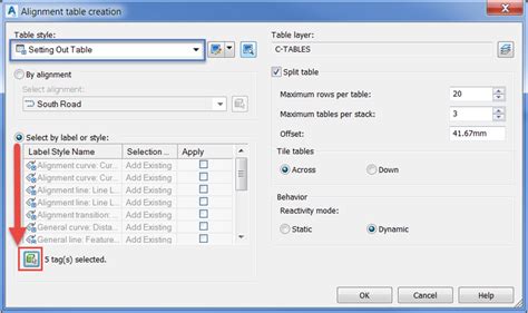 Creating A Setting Out Table In Civil 3d Uk