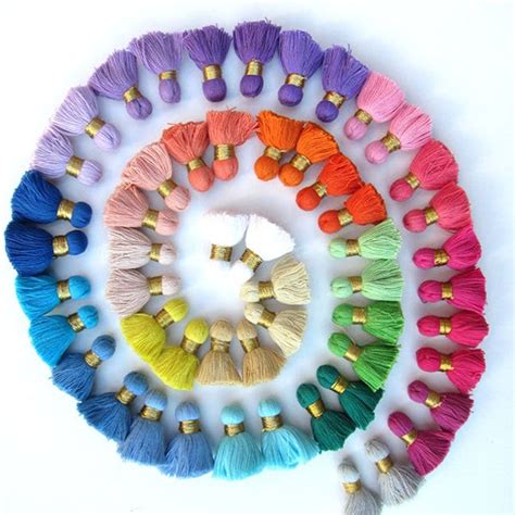 Mini Tassels Etsy