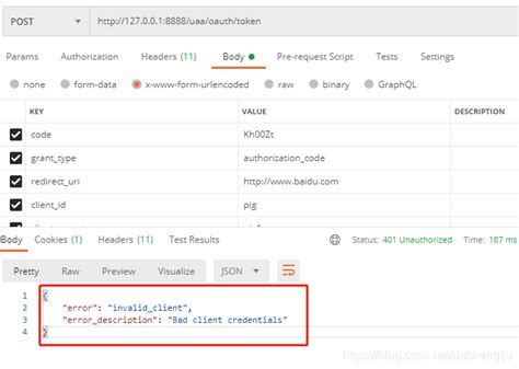 Spring Oauth2 Oauthserver Invalidclient Bad Client Credentials 自定义 Csdn博客