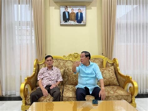 សម្តេចតេជោ ហ៊ុ ន សែន ទៅសួរសុខទុក្ខបងទីមួយ ដែលទើបវឹលត្រឡប់