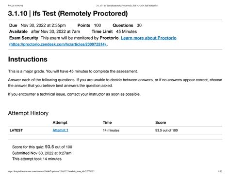 Ifs Test Remotely Proctored Jhs Apcsa Fall Schieffer
