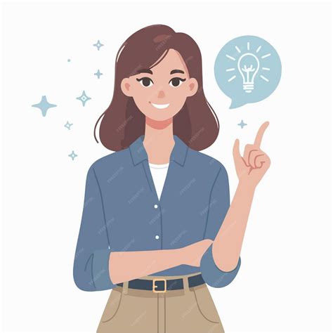 Premium Vector Vector Man Showing Good Idea Gesture