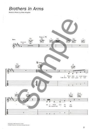 Mark Knopfler Guitar Sheet Music Buy Sheet Music Online