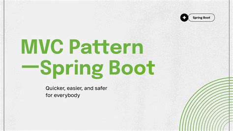 Spring Boot Mvc 패턴 작성법과 예시mybatis