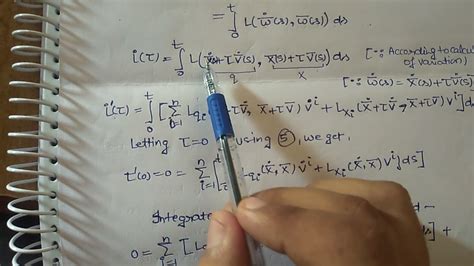 Euler Lagrange Equation Of Calculus Of Variation Pde Youtube