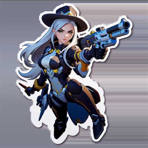 I Made An Ai Sticker Of Overwatch Ashe