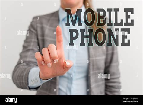 Word Writing Text Mobile Phone Business Photo Showcasing A Handheld Device Used To Send Receive