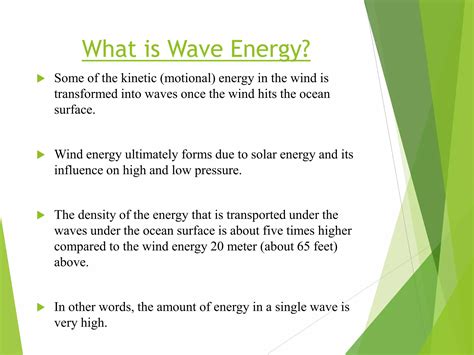 Wave Power And Wave Energy Ppt