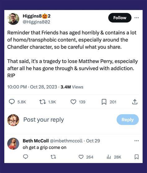 Its Ok To Mourn Matthew Perry Even If Friends Didnt Age Well Yourtango