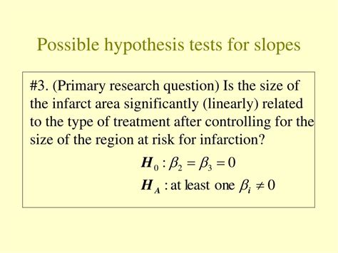 Ppt Hypothesis Tests For Slopes In Multiple Linear Regression Model