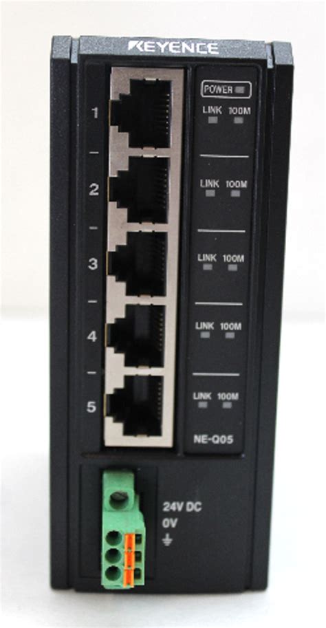 Keyence Ne Q05 Ethernet Switch 24v Dc