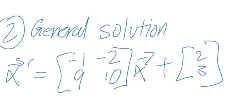 solved use eigenvalues and eigenvectors to find general