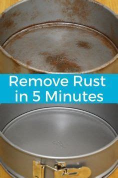 How To Remove Rust In Minutes Cleaning Hack DIY How To Remove Rust Clean Baking Pans House
