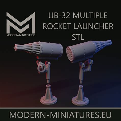 UB MRLS Multiple Rocket Launcher System Modern Miniatures Eu