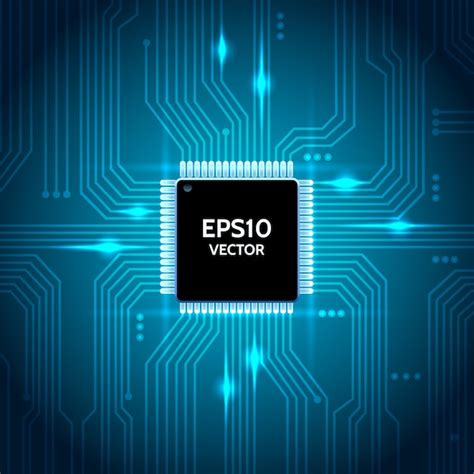 Processor Chip Design Vectors Illustrations For Free Download Freepik