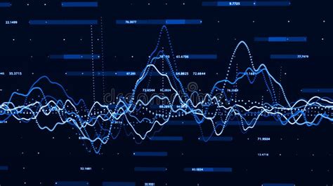 Stock Market Graph Big Data Visualization Investment Graph Concept