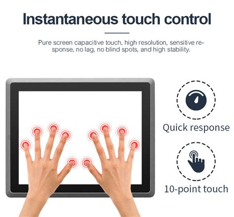 RS RS Dustproof Waterproof IP Touchscreen Fanless All In One Embedded Industrial Android