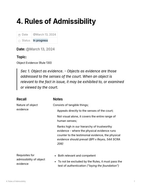 Rules Of Admissibility Pdf Testimony Dna Profiling