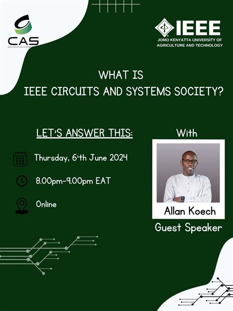 Ieee Jkuat Sb On Linkedin Ieeecircuitsandsystems Ieeekenyasection