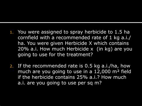 Pesticide Calculation Review 2013 Post Pptx