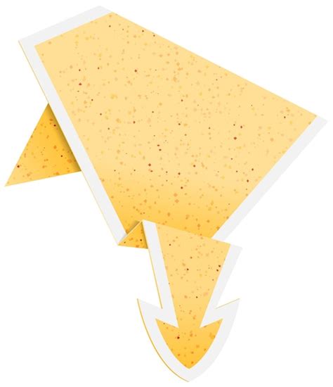 Premium Vector Paper Origami Arrow