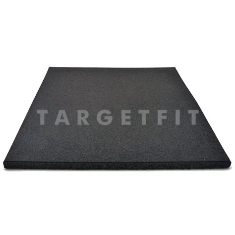 Rubber Flooring Lifetech 15mm Plain Black Fitness Store