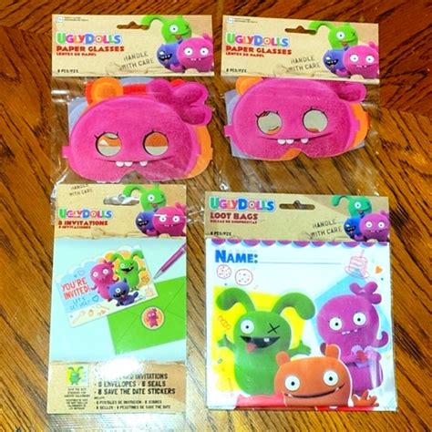 Designware Party Supplies New 12 Piece Uglydolls Birthday Party