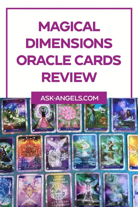Magical Dimensions Oracle Cards Review Oracle Cards Oracle Card