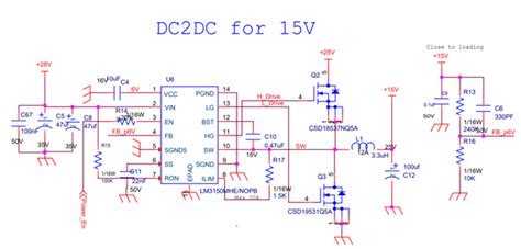 Lm3150 Lm3150 Chip Temperature Increase Too Much With Output Voltage Increase Power