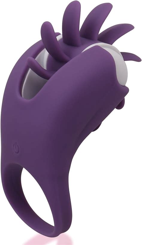 Rotating Tongue Vibrating Ring Penis Ring Male Female Couple Sharing