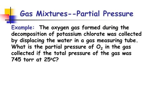 Ppt Gas Mixtures Partial Pressure Powerpoint Presentation Free