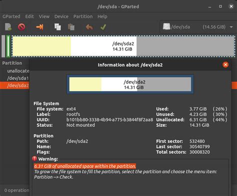 How Do I Shrink A Partition Right After Shrinking Its Filesystem With