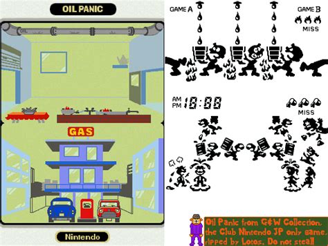Ds Dsi Game And Watch Collection Oil Panic Classic The Spriters