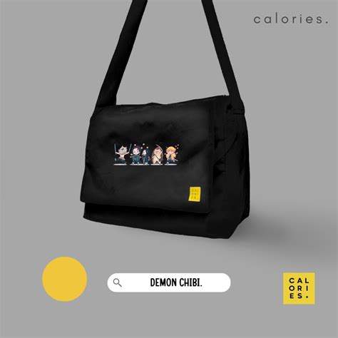 Jual Newv Tas Slempang Messenger Anime Demon Slayer Nezuko Tanjiro