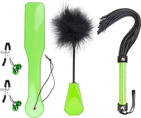 4 Pcs Bdsm Training Set Sex Whip Adult Sex Flap Paddle Role