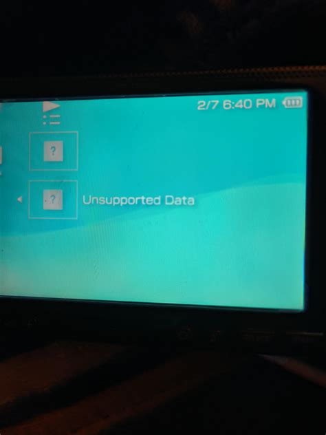 Why Is My Images Saying This R PSP