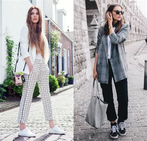 เคล็ดลับใส่รองเท้าผ้าใบไปทำงาน สไตล์สาวออฟฟิศ