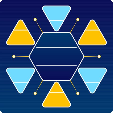 Abstract Geometric Background In Blue And Yellow Color 23429362 Vector Art At Vecteezy