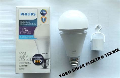 Promo Lampu Bohlam Led Darurat Emergency Lamp Led Rechargeable Philips W Diskon Di Seller