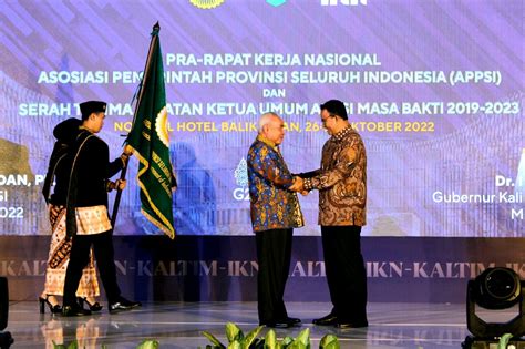 Isran Noor Resmi Jabat Ketua Umum Appsi 2022 2023 Gantikan Anies