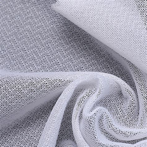 100 Polyester 4 Ways Stretch Circular Knitting Fusing Interlining