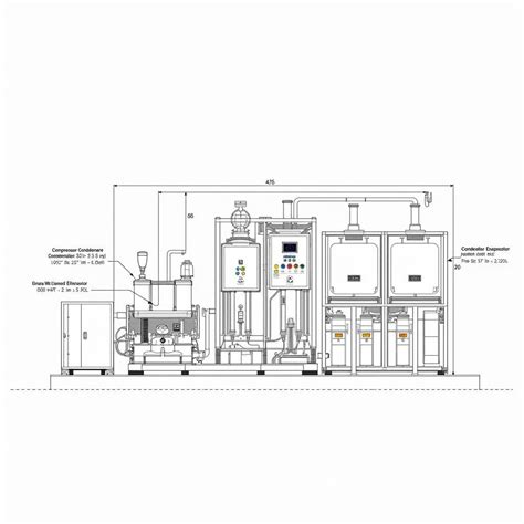 Bản Vẽ Chiller Giải Nhiệt Bằng Gió Tối Ưu Hiệu Suất Hệ Thống Làm Lạnh