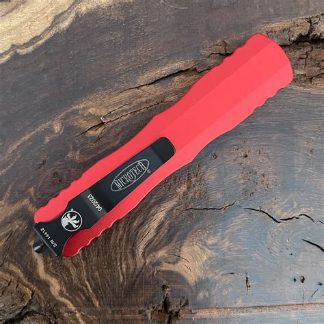 Microtech Dirac De Red Black Standard 225 1rd American Edge Knives