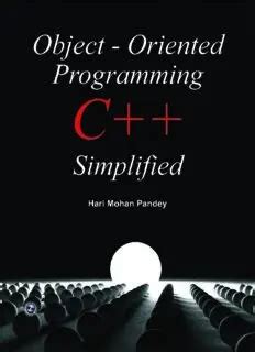 Download Object Oriented Programming C Simplified PDF