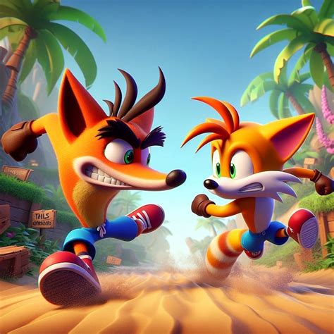 Crash Bandicoot Vs Tails 6 By Steveo Hart On Deviantart
