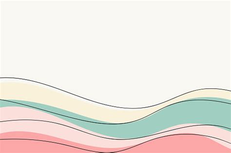 추상적인 배경 다채로운 파스텔 색상 리퀴드 스타일 미니멀 한 아트 워크 포스터 웹 배너 벽지 패브릭 프린트 용 디자인 고객 참여에 대한 스톡 벡터 아트 및 기타 이미지
