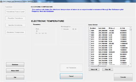 Electronic Temperature Screen After Set Parameter Button Is Clicked