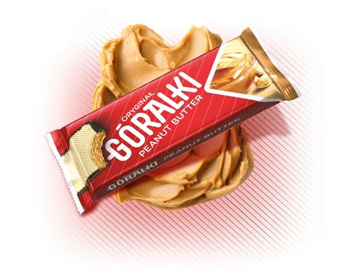 36x Wafle GÓRALKI PEANUT BUTTER 50g display 9680062045