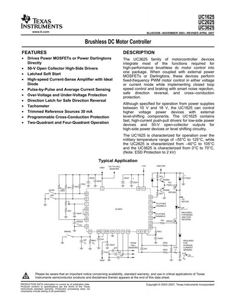 Brushless Dc Motor Controller Rev B